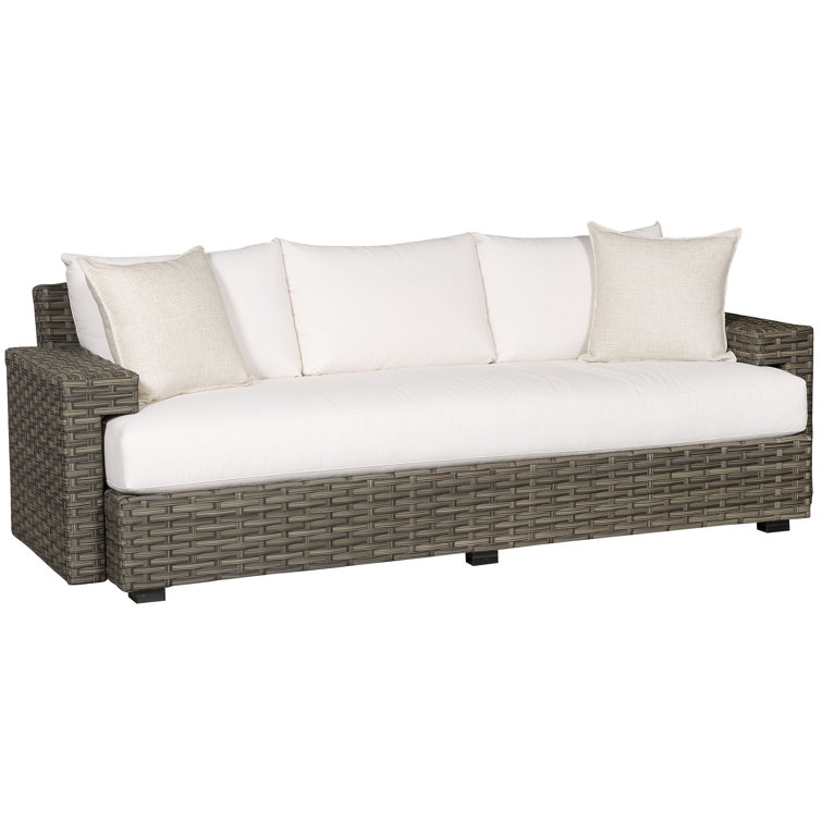 Townsend 91.5 Polypropylene Olefin Rope Outdoor Patio Sofa
